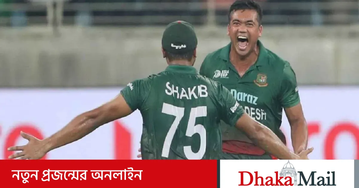 সাকিবের রেকর্ড ভেঙে তাসকিনের ইতিহাস